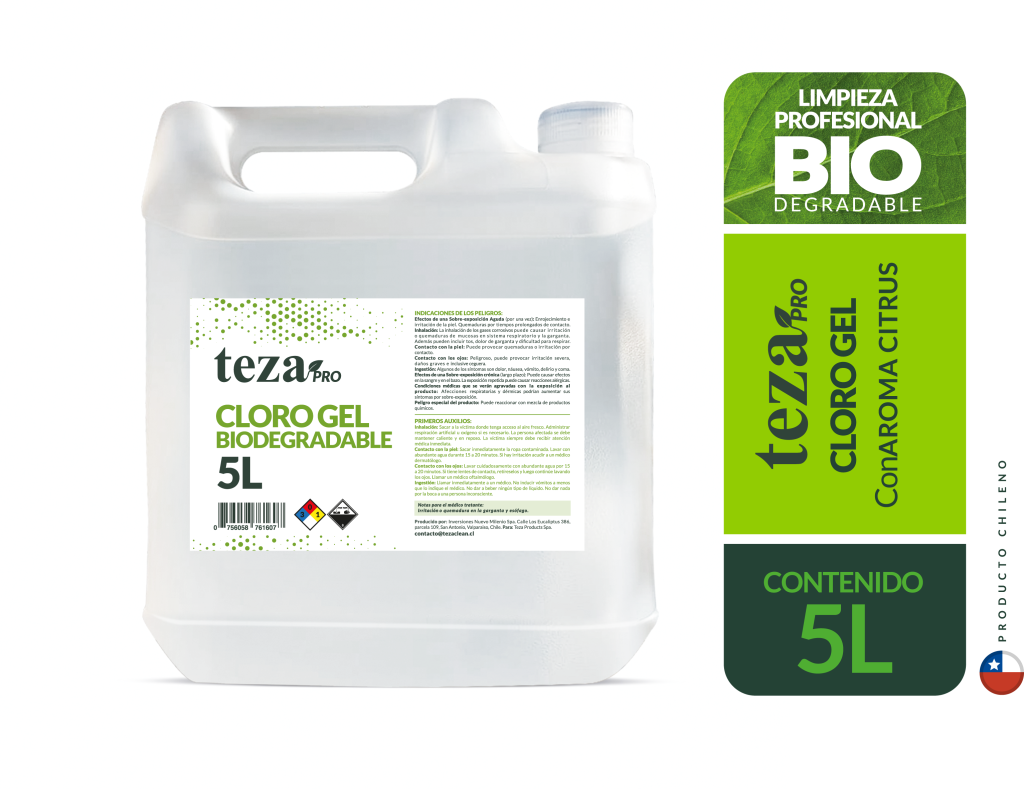 Productos de Limpieza 100% Biodegradables Teza Clean
