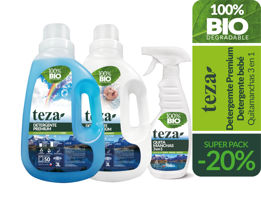 Productos de Limpieza 100% Biodegradables Teza Clean